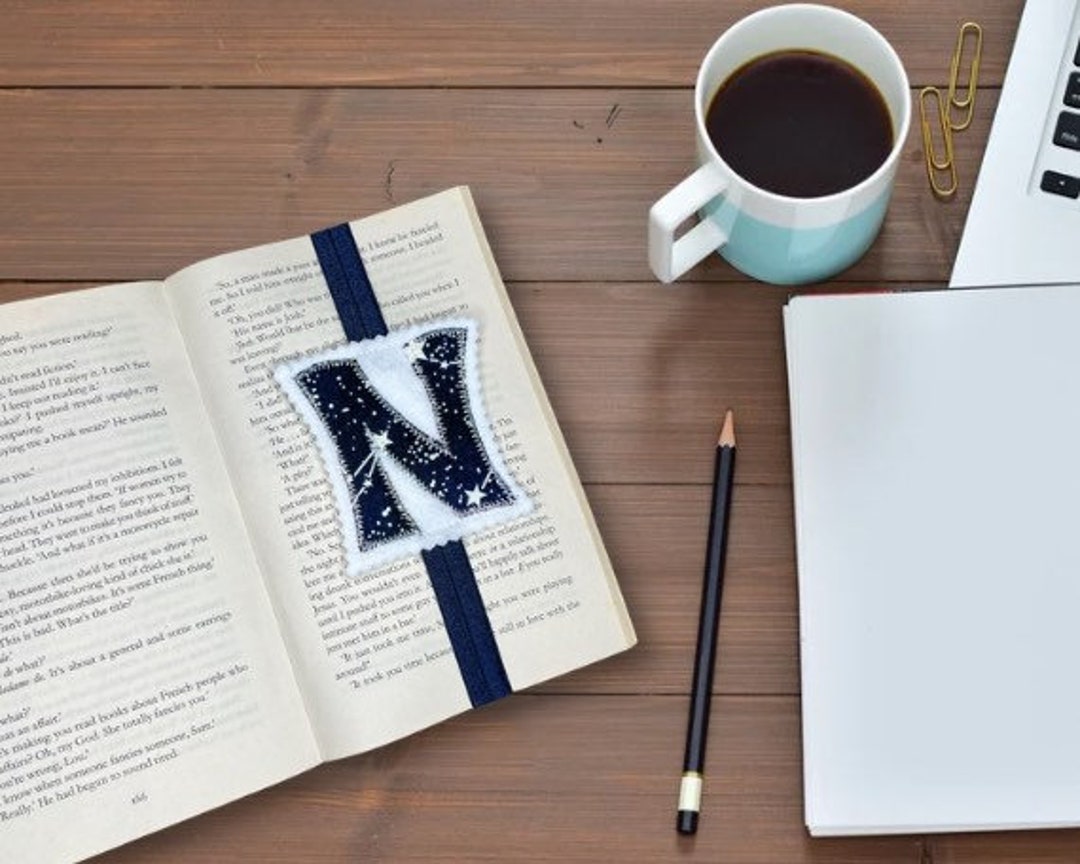 Personalised Bookmark, Personalised Journal Bookmark, Elastic Bookband ...