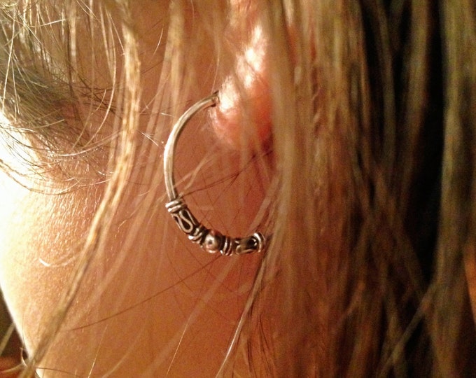 18mm Bali Hoop Earrings Bali Jewelry - Etsy