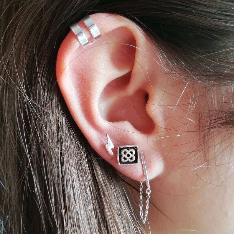 Minimalist Ear Cuff Single Ear Cuff Gold Ear Cuff | Etsy