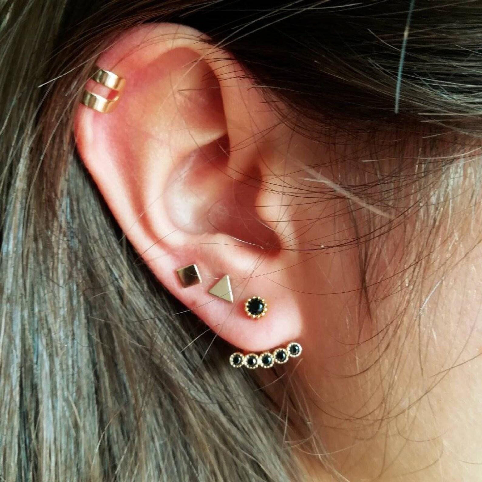 Minimalist Ear Cuff Single Ear Cuff Gold Ear Cuff | Etsy