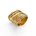 Brushed Ribbon Ring - Etsy