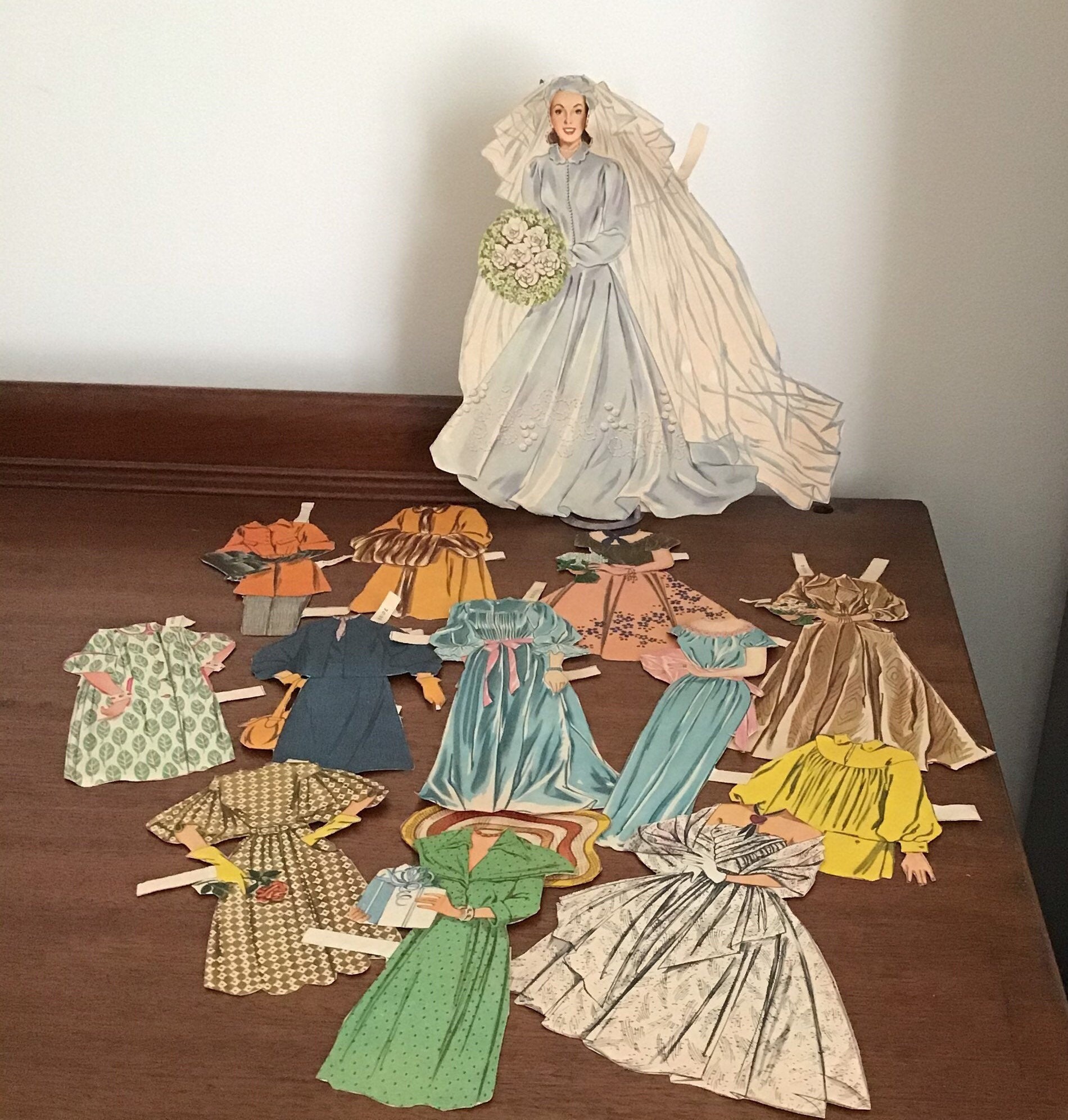 Vintage Whitman Bridal Party Paper Dolls, Whitman Publishing Co., 5340 ...