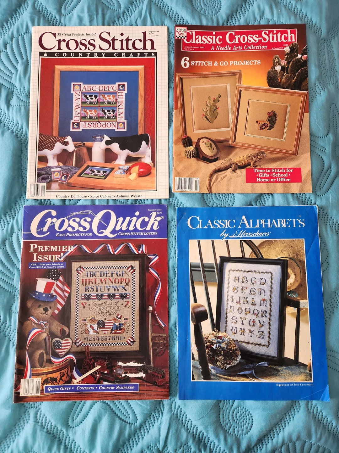 Vintage Cross Stitch and Country Crafts, Classic Cross-stitch,cross ...