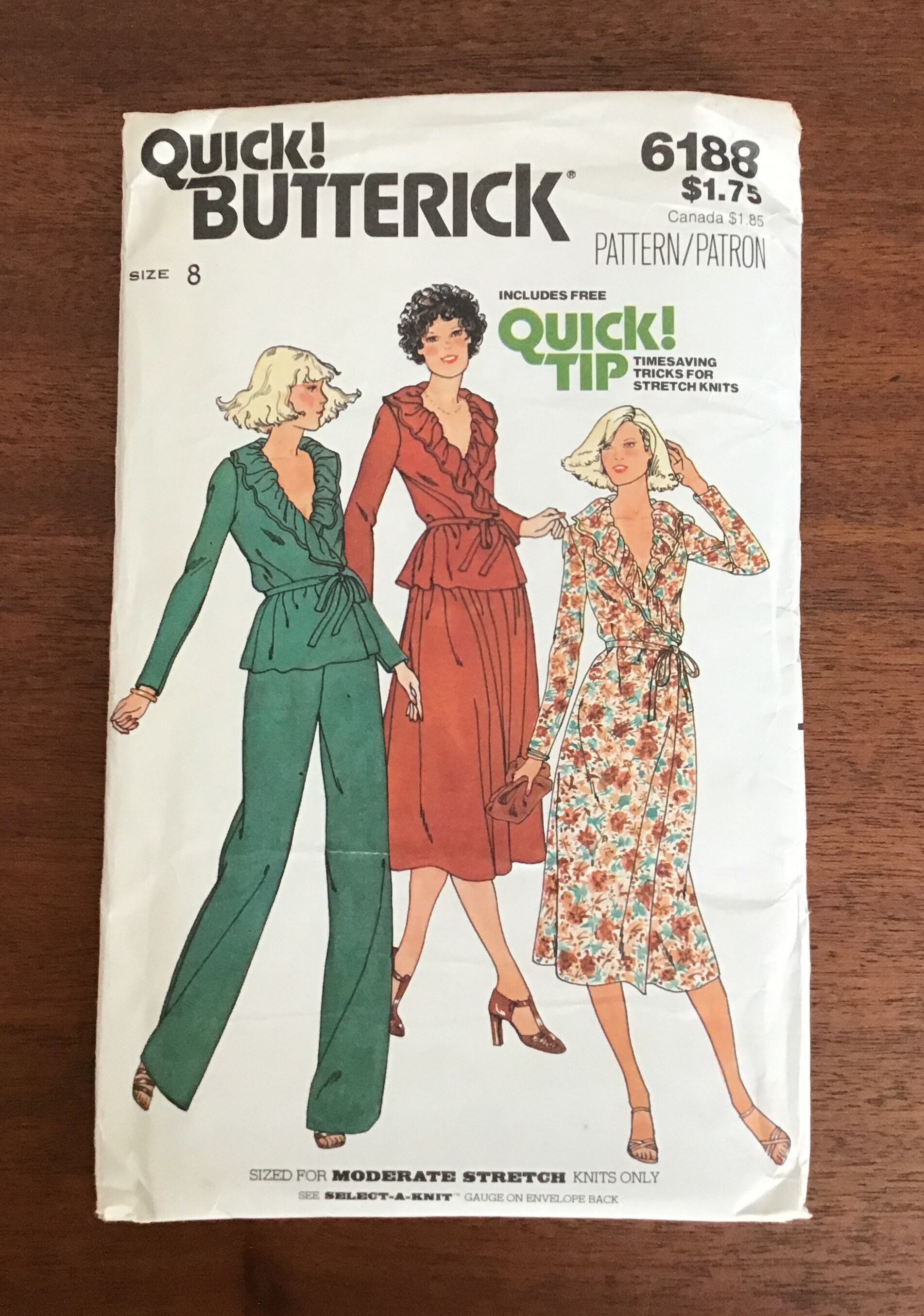 Vintage Mccall's Patterns 6409, 6724, 3829, Vintage Butterick Pattern ...