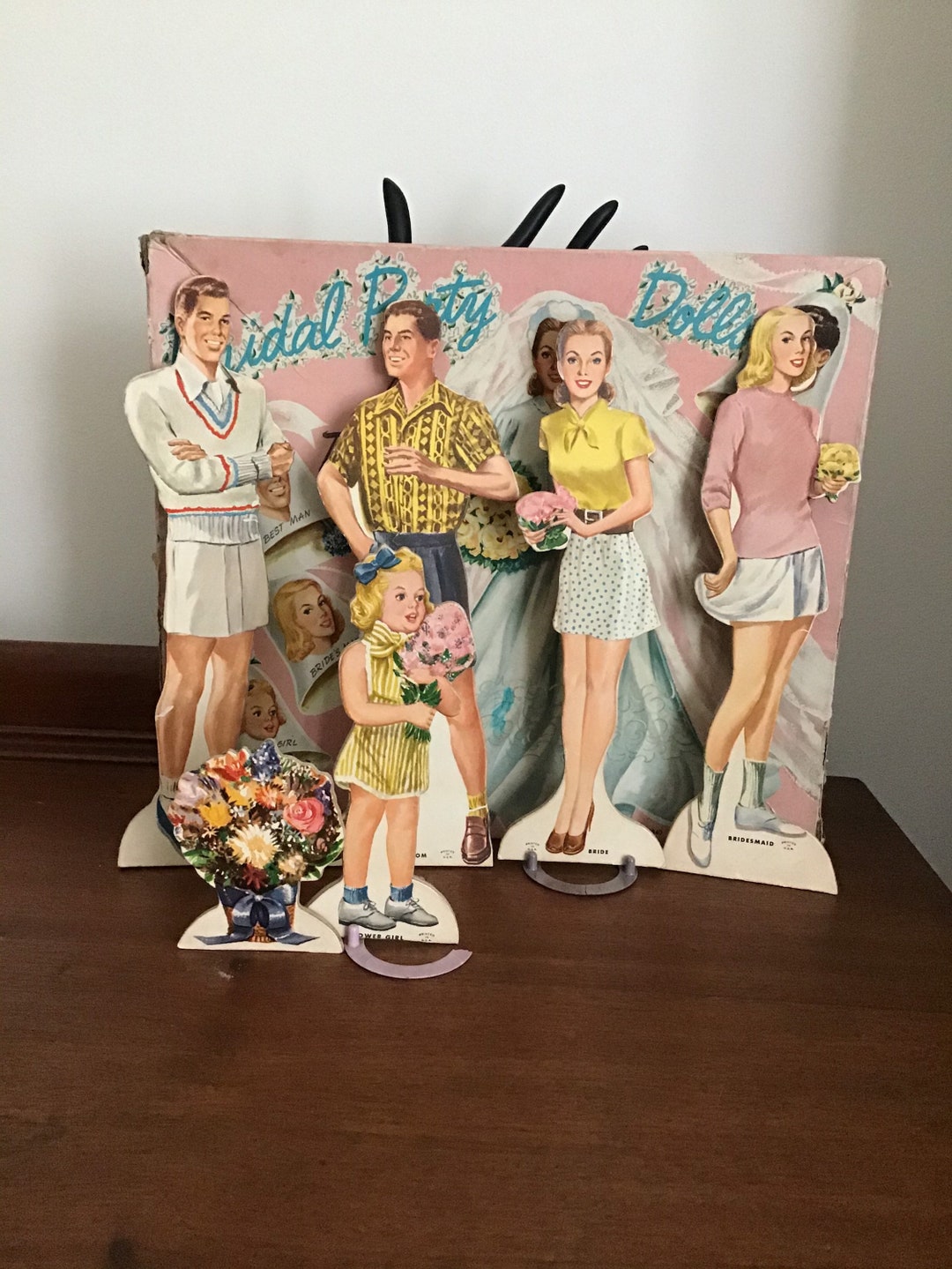 Vintage Whitman Bridal Party Paper Dolls, Whitman Publishing Co., 5340 ...