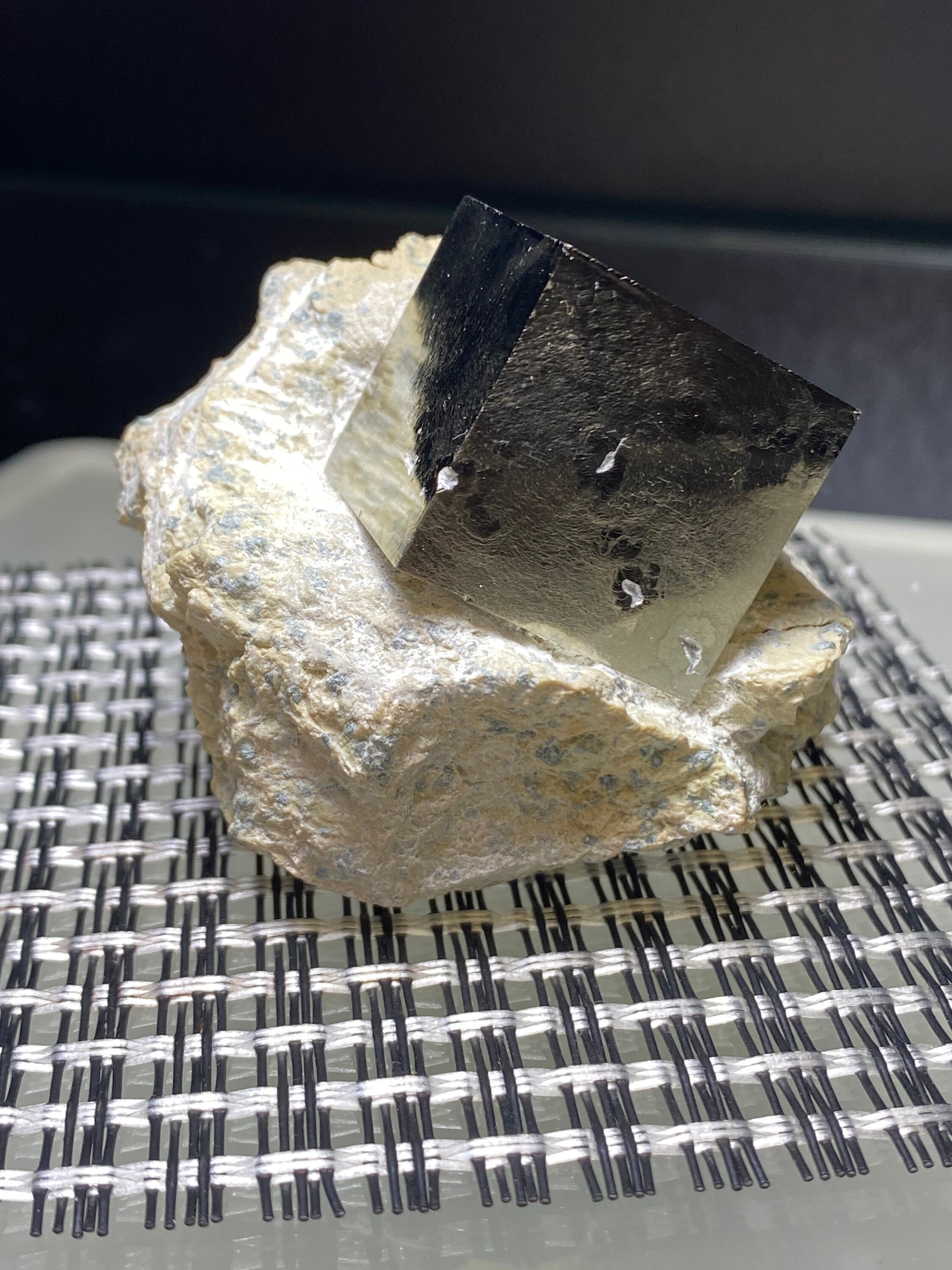 Natural 268 gram iron pyrite large cubic pyrite collectible | Etsy