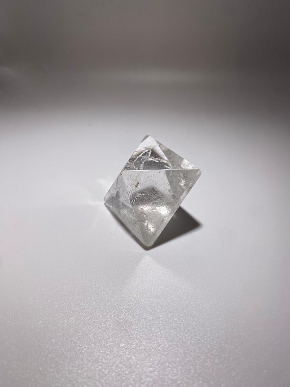 Octahedral Crystal Double Sided Pyramid Crystal Octahedral - Etsy