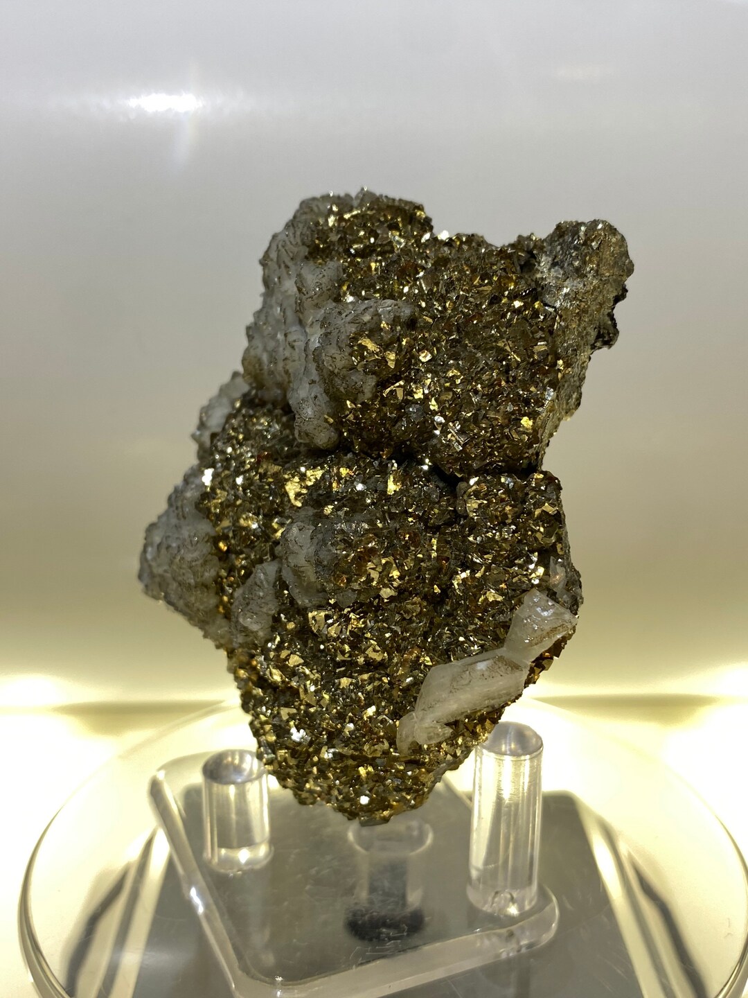 Pyrite on Calcite With Hematite Matrix From Morocco | Pyrite Fools Gold ...