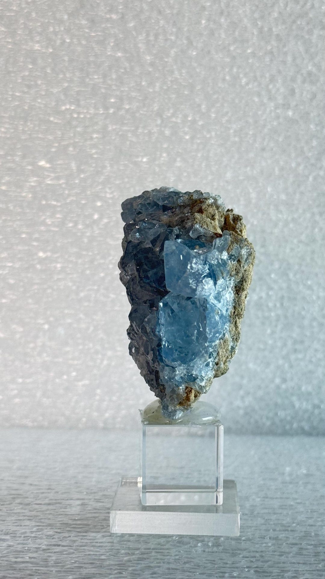 Blue Celestite Crystal, Healing Crystals Gift for Her, Rock & Geodes ...