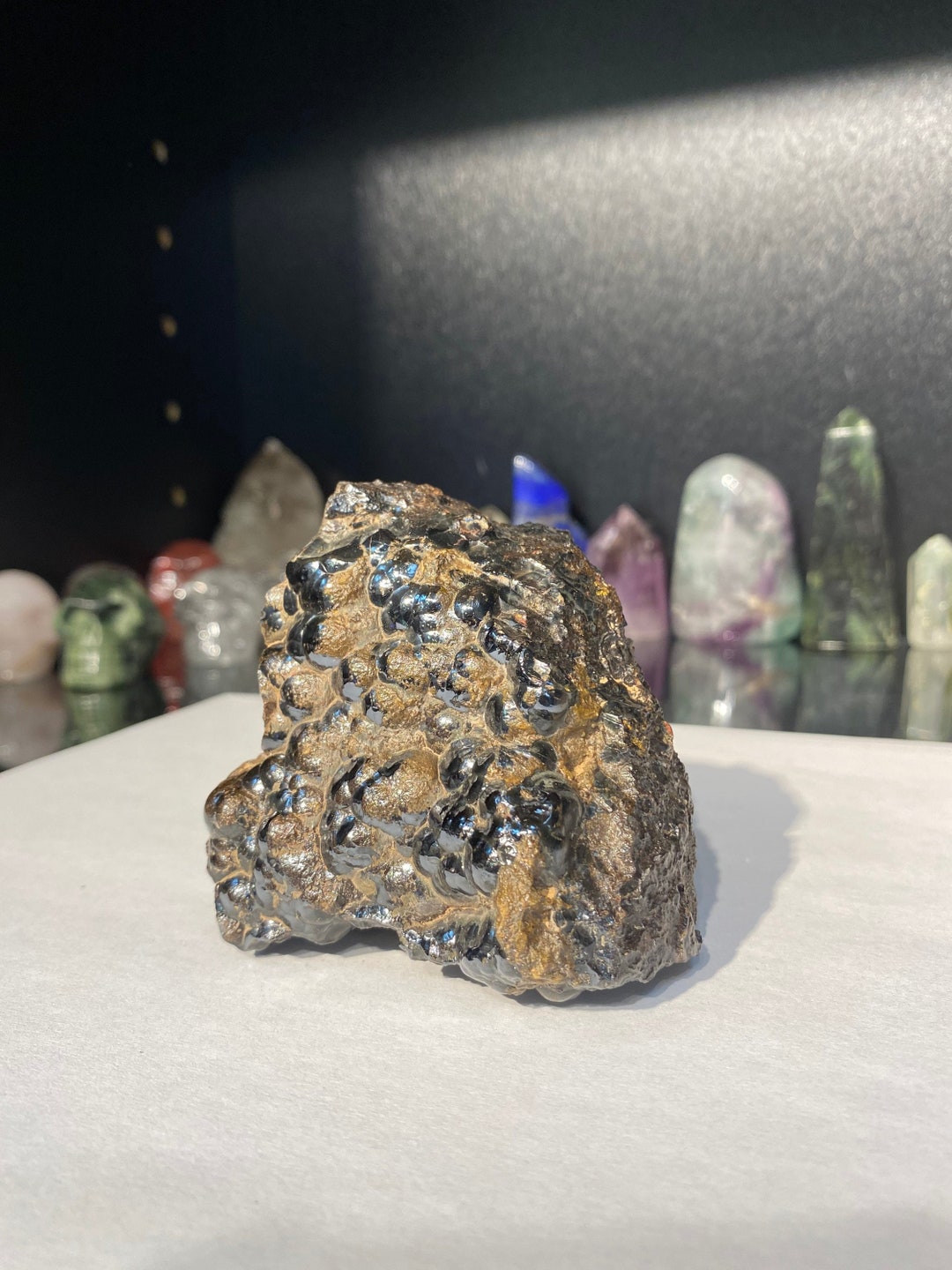 Geothite Decor Specimen (botryoidal Hematite) | Rare Piece |rainbow ...