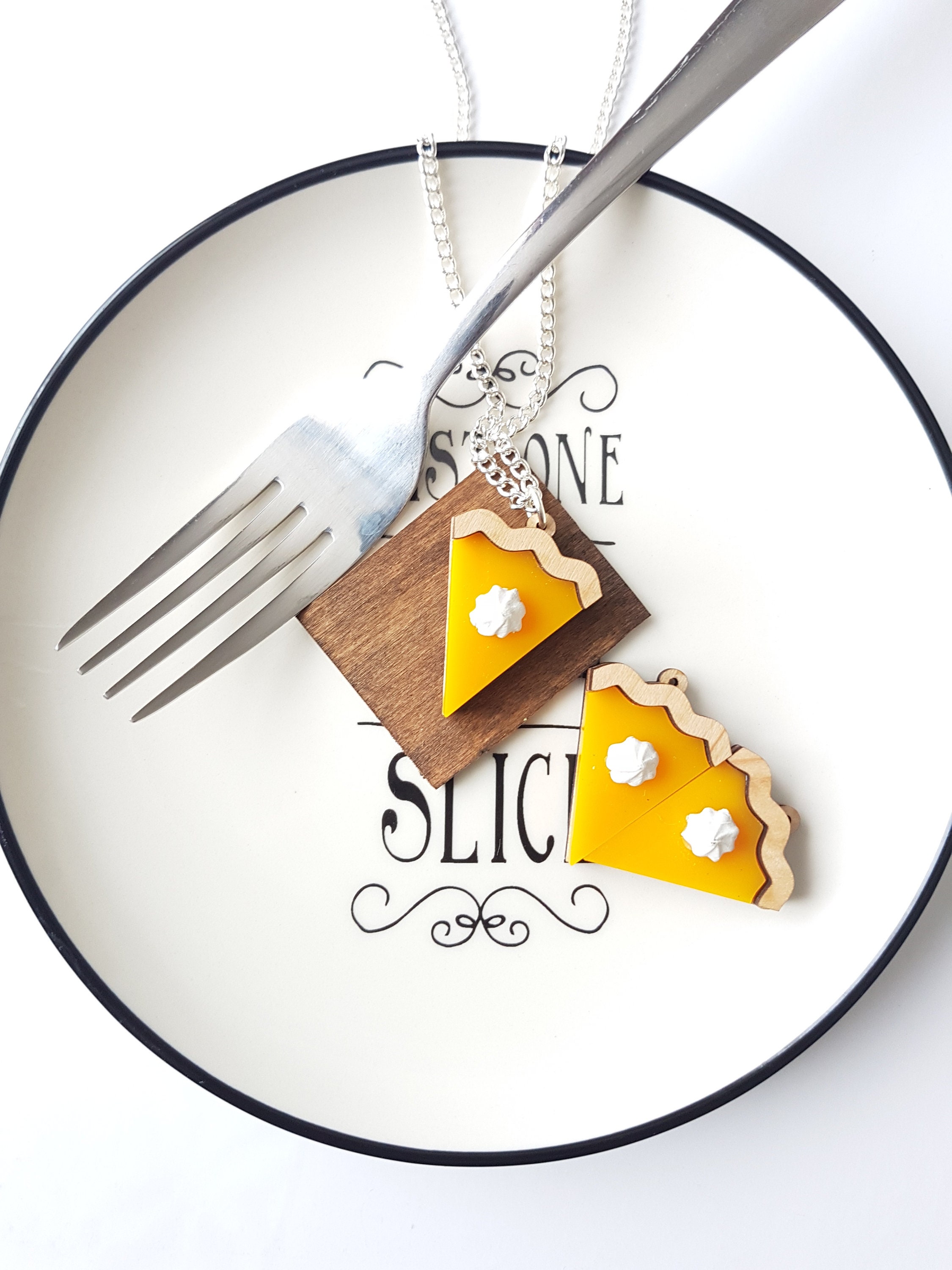 Pumpkin Pie - Laser Cut Acrylic Jewellery - Etsy