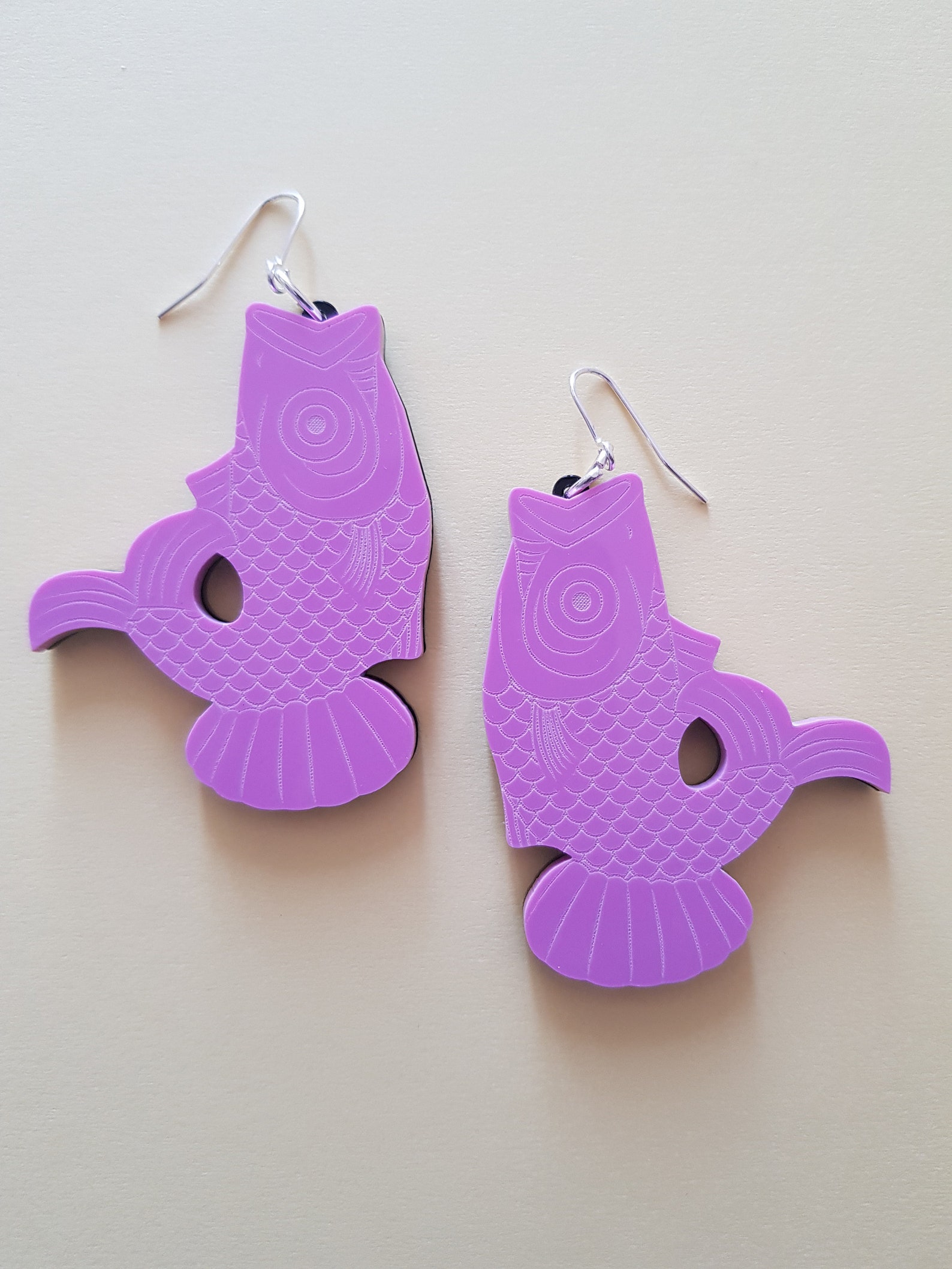 Pendientes Glug Glug Fish - Etsy España