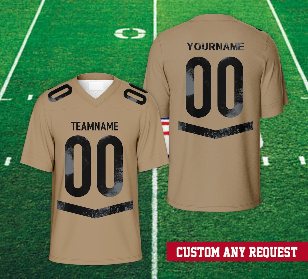 Custom Military Army Football Jersey, Personalized Military Football ...