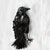 Fine Jewelry Beaded Brooch Pin, Raven Brooch, Black Bird Jewelry ...