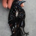 Fine Jewelry Beaded Brooch Pin, Raven Brooch, Black Bird Jewelry ...