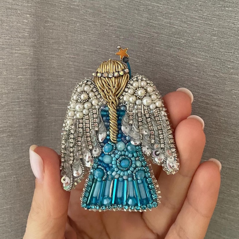 Angel Pins of Pearl Beads - Etsy