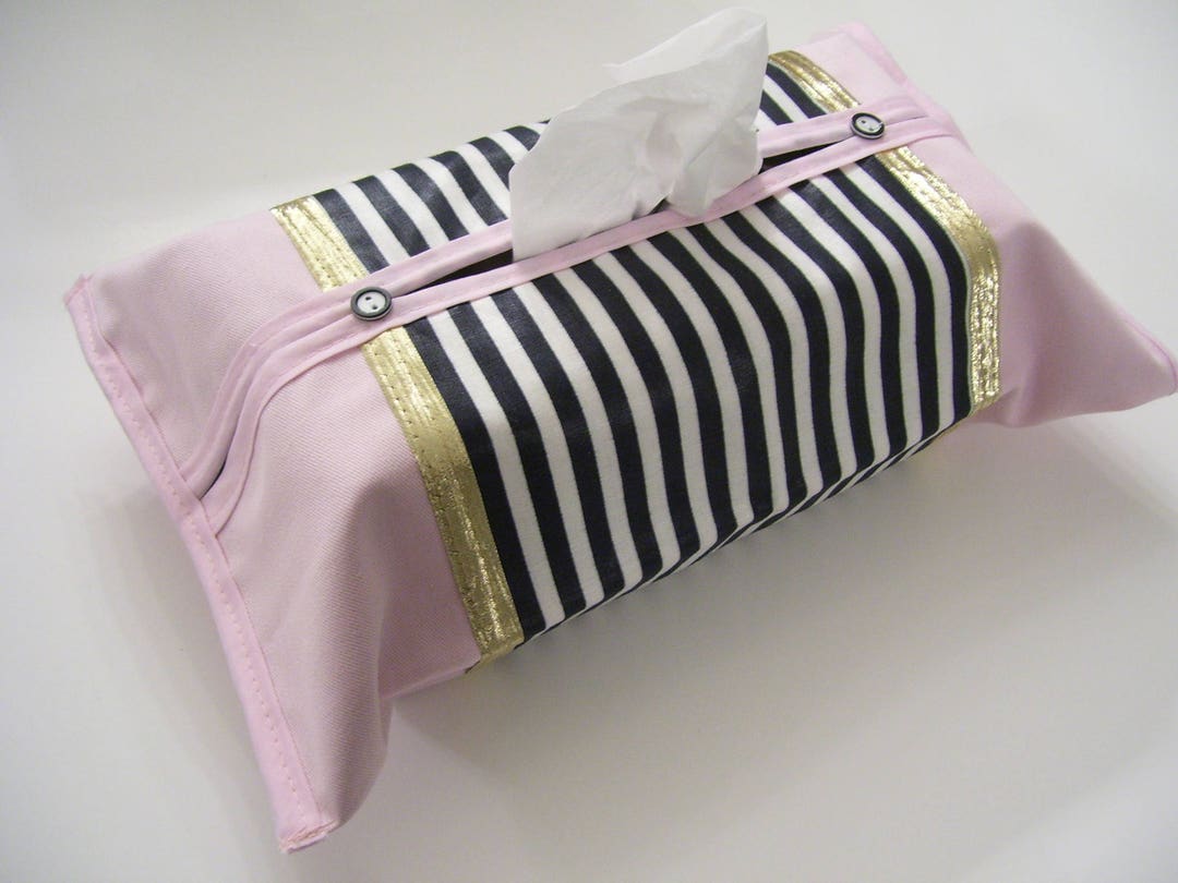 TISSUE BOX COVERS - Pink Tissue Box Covers - Black & Pink Tissue Covers ...
