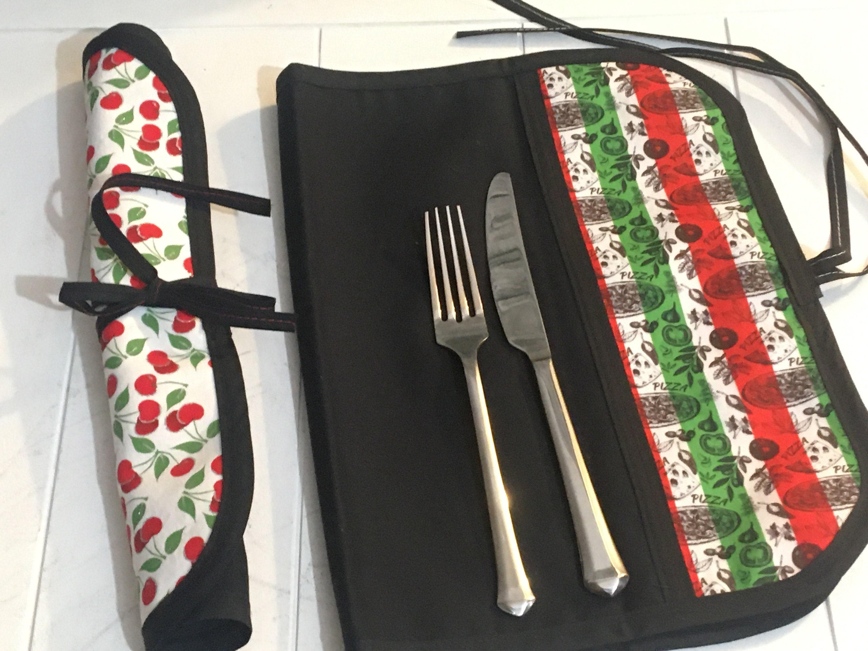 CHERRY PLACEMAT Music Placemat Pizza Placemat Roll up Placemat ...