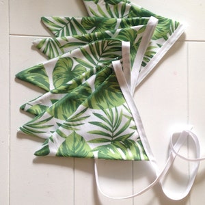 LEAF BUNTING BANNER - Palm Leaf Bunting Banner - Leaf Decor - Leaf ...