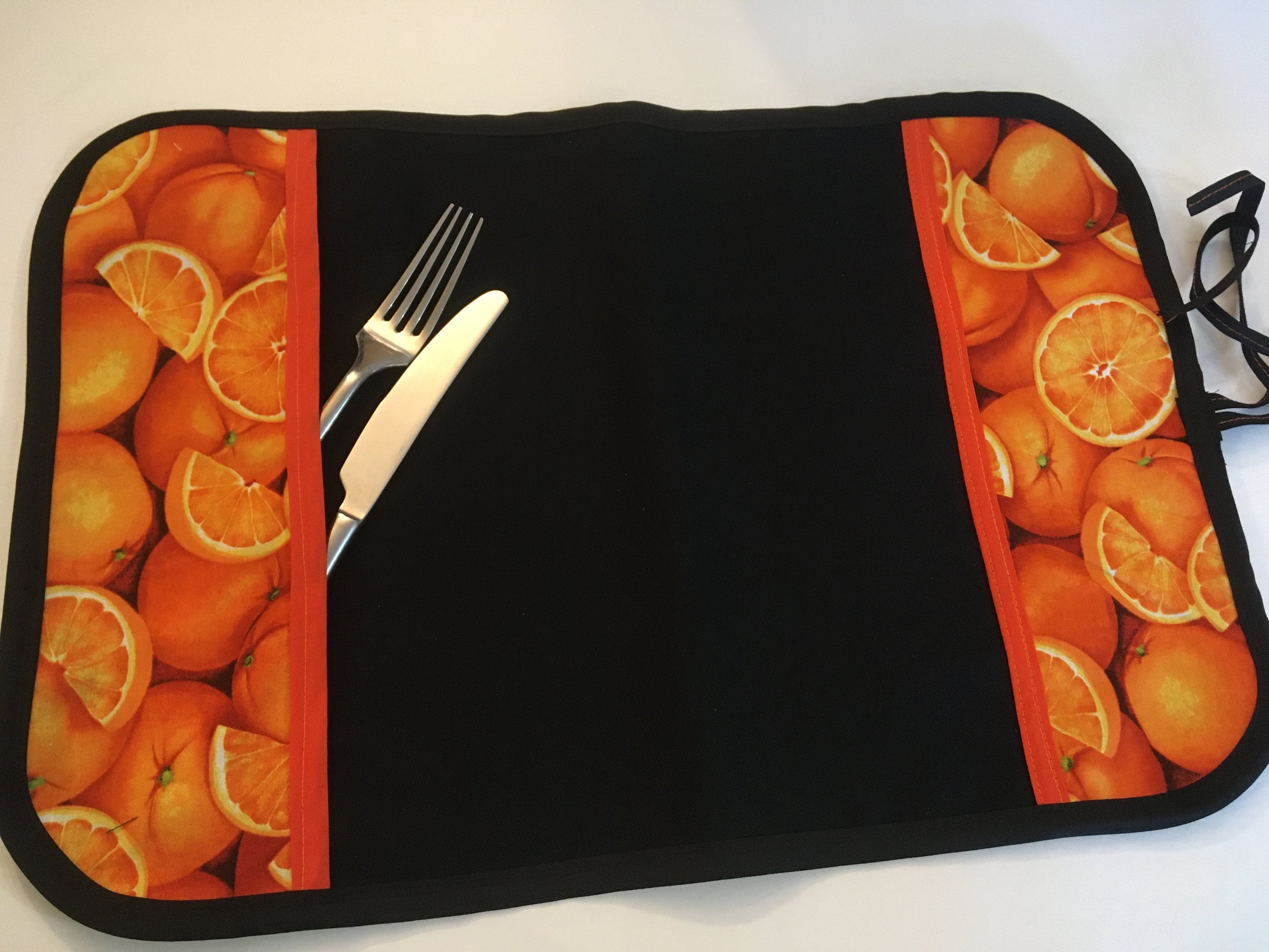 FRUIT PLACE MAT Fruit Placemat Fruit Lunchmat Fruit Tablemat Roll up ...