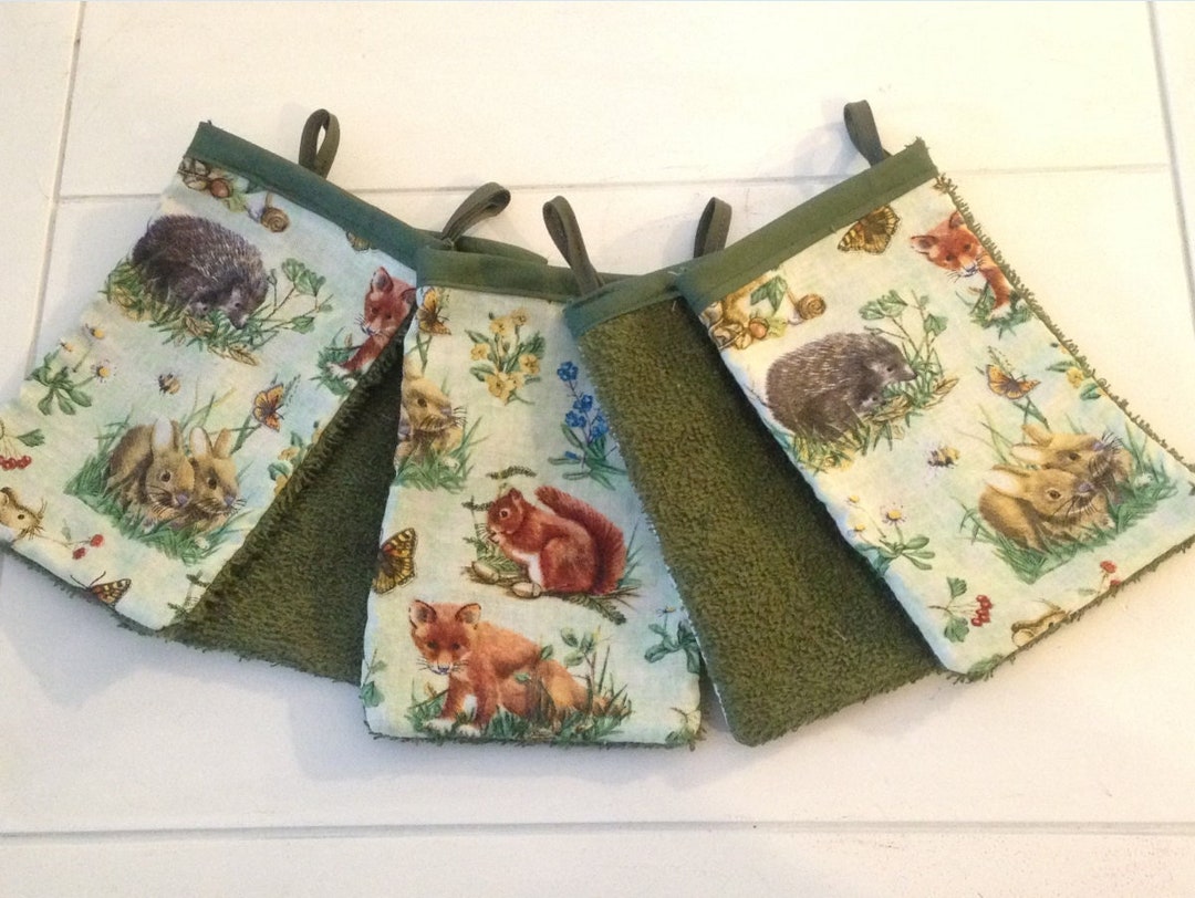 BATH GIFT SET - Animals Gift Set - Animal Spring Gift Set Bath Mitt ...