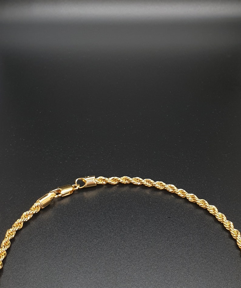 17.7'' Gold Filled Rope Chain 3 Mm Wide - Etsy UK