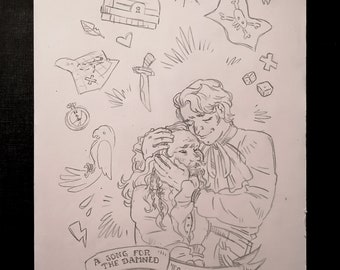 Stede and Ed Fanart - Etsy