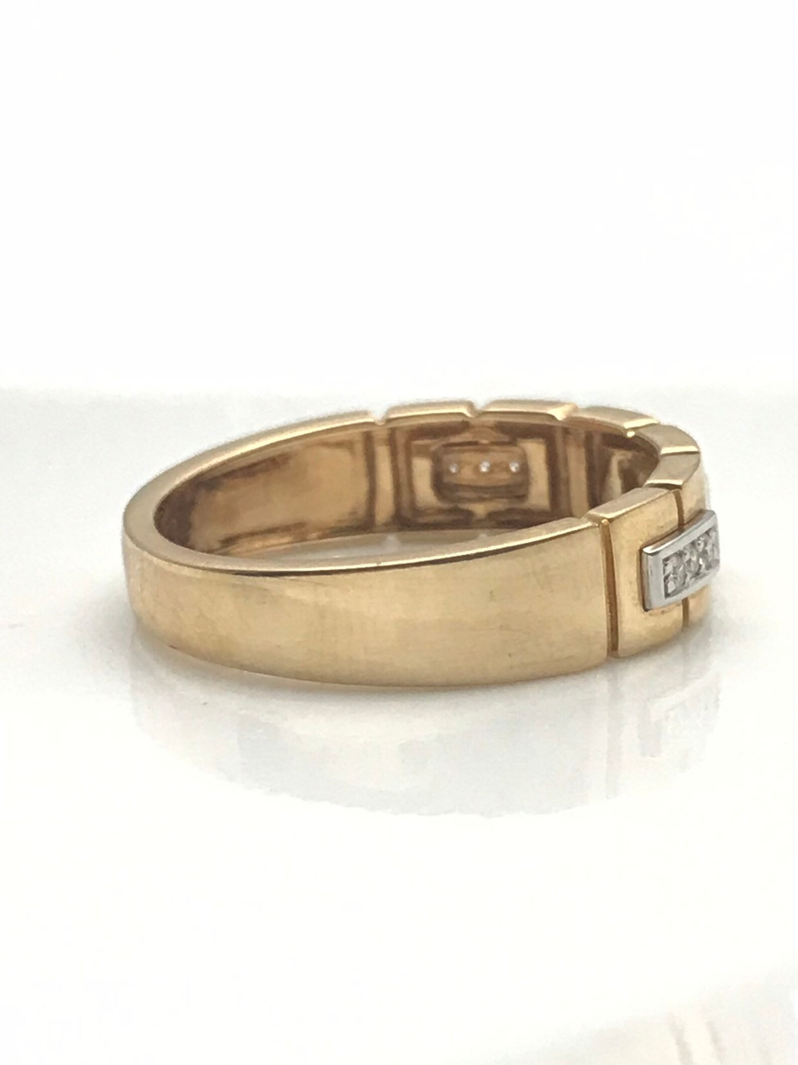 Unique Men's Engagement Ring in 18k Gold Men's - Etsy