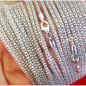 Sterling Silver Necklace Chain for Women, Kid's Chain, Men's Chain ...