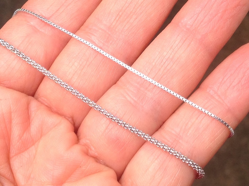 Sterling Silver Necklace Chain For Women Kid's Chain | Etsy