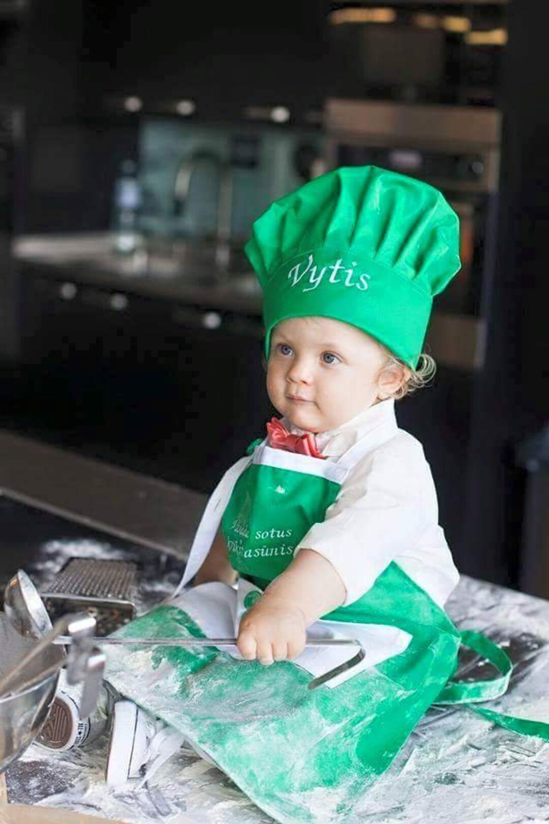 Personalized Apron for Baby Boy, Toddler Apron, Kids Gift, Embroidered ...