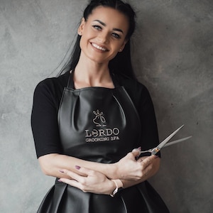 Beauty Therapist Apron, Beauty Specialist Wear, Embroidered Aprons of ...