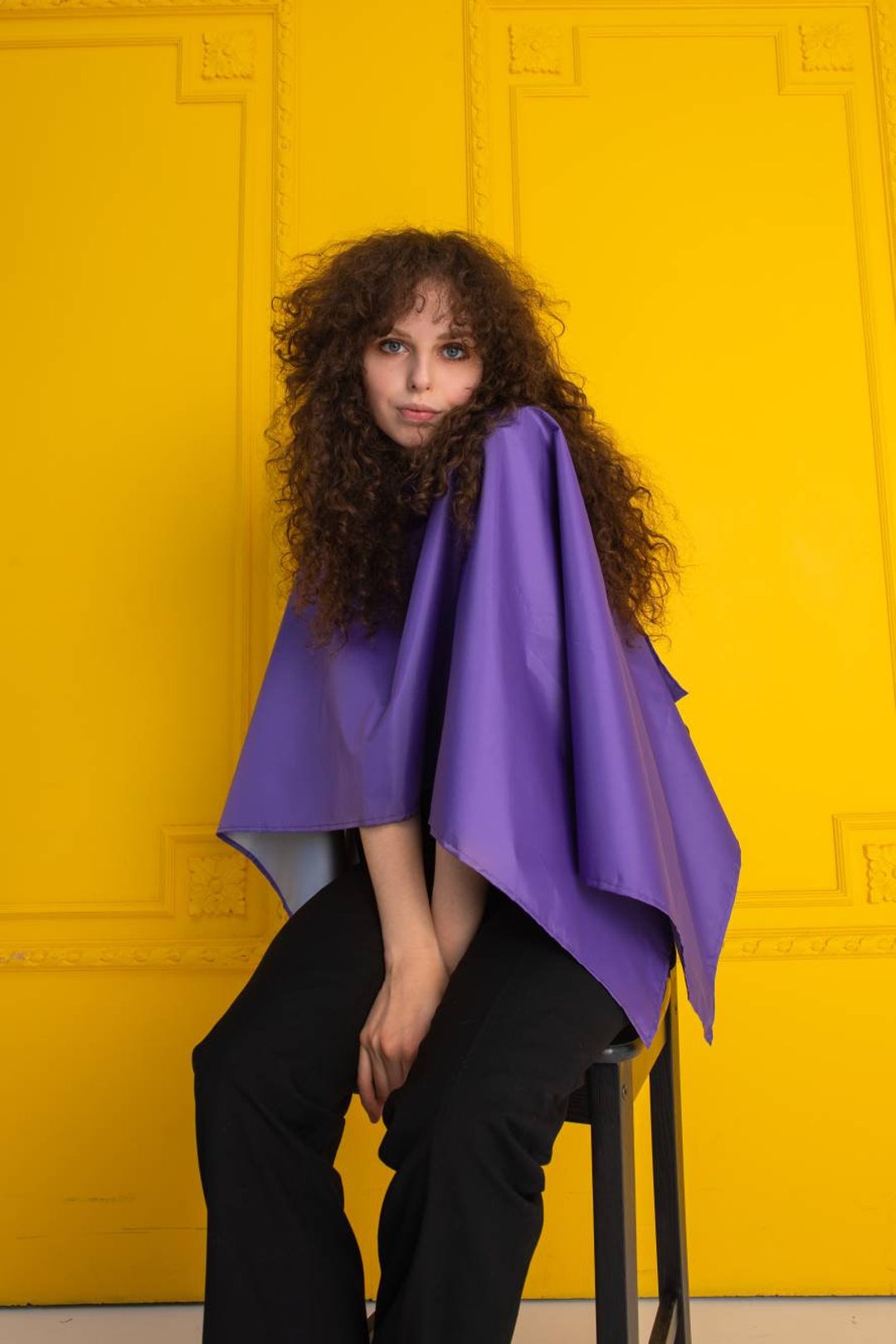 Mini Cape Vary Colors Makeup Cape, Short Comb Out Cape, Make up Salon ...