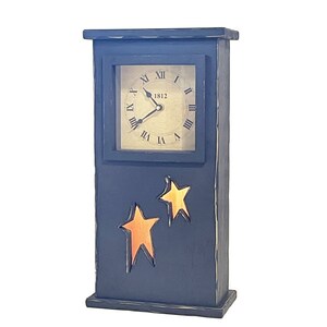 Primitive Star Mantel or Wall Clock/nightlight - Etsy