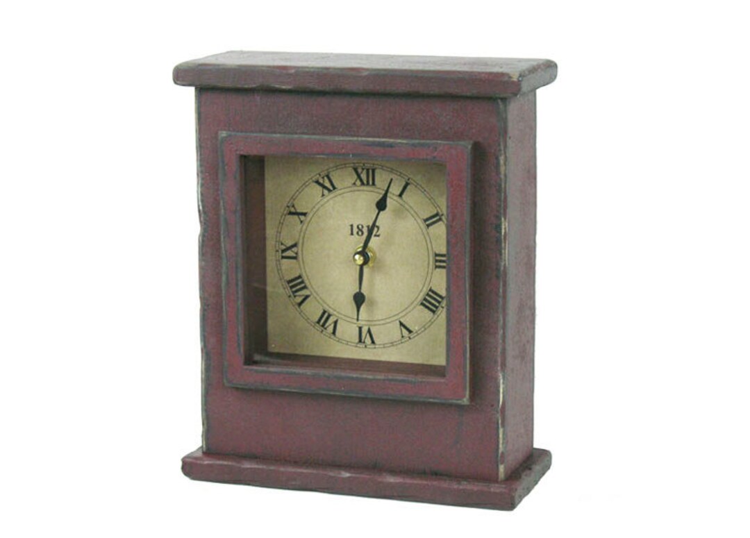 Primitive Mantel Clock - Etsy
