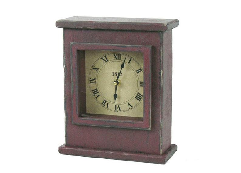 Primitive Mantel Clock - Etsy