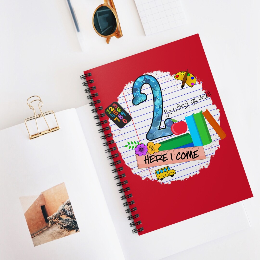2nd Grade Here I Come Spiral Notebook, Fun Teacher Notebook, Teaching ...