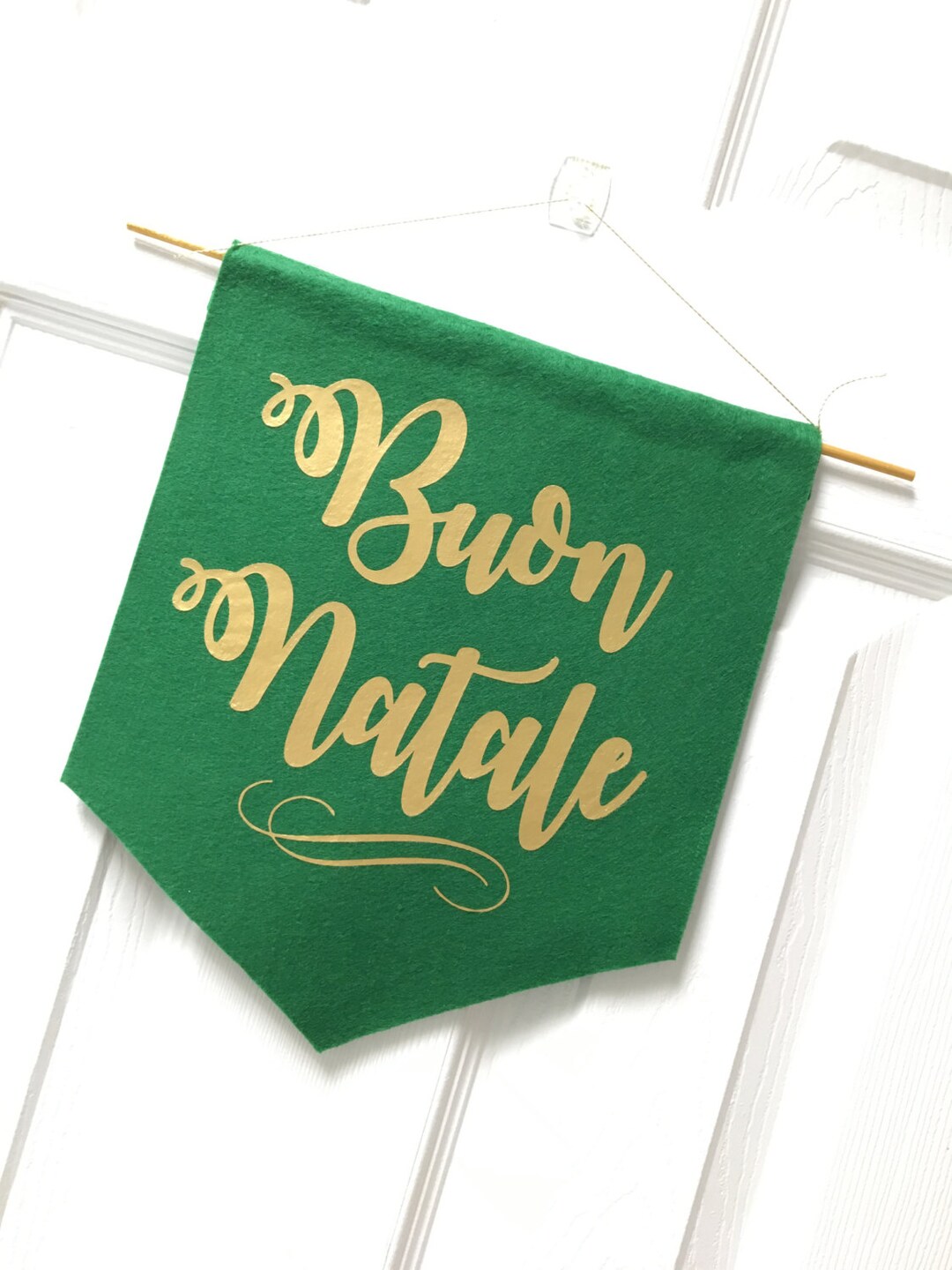 Buon Natale, Pennant Flag, Christmas Banner, Christmas Decor, Italian ...