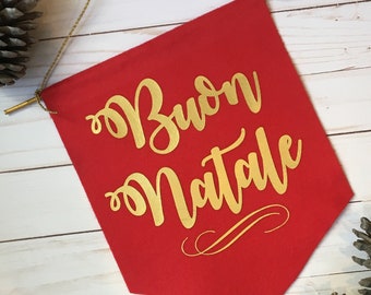 Buon Natale Banner - Etsy