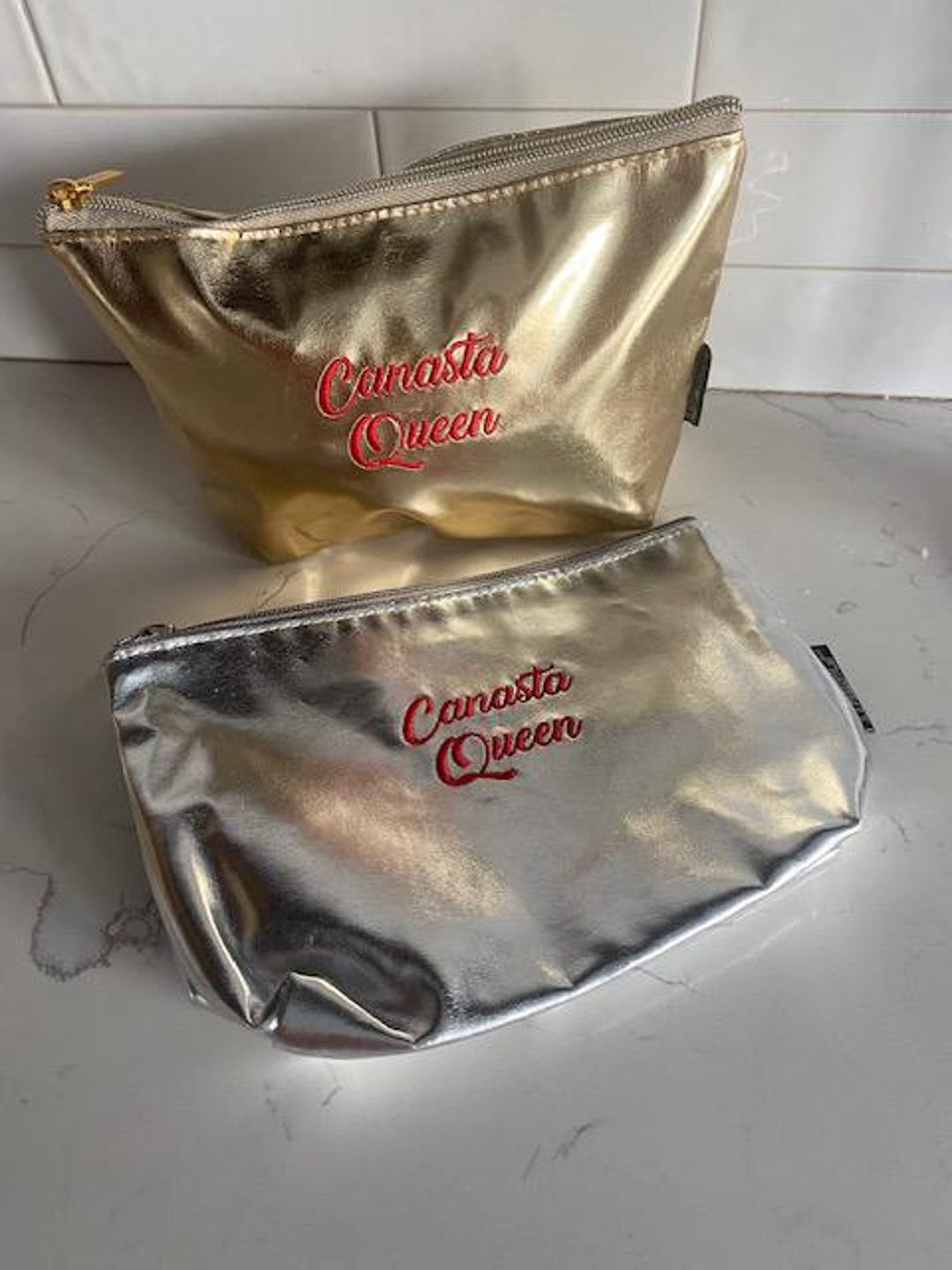 Canasta Queen Themed Cosmetic Pouch - Etsy