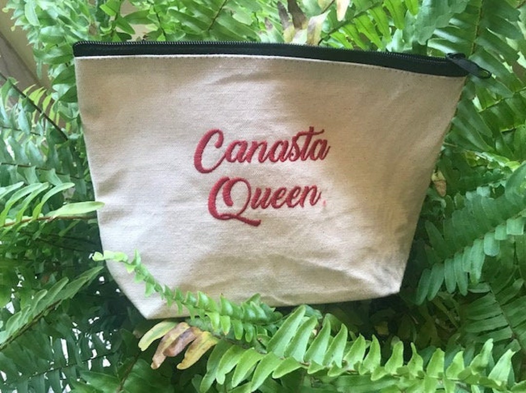 Canasta Themes Canvas Pouch - Etsy
