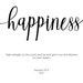 HAPPINESS WORD ART, Word Art With Bible Verse, Horizontal Word Art ...