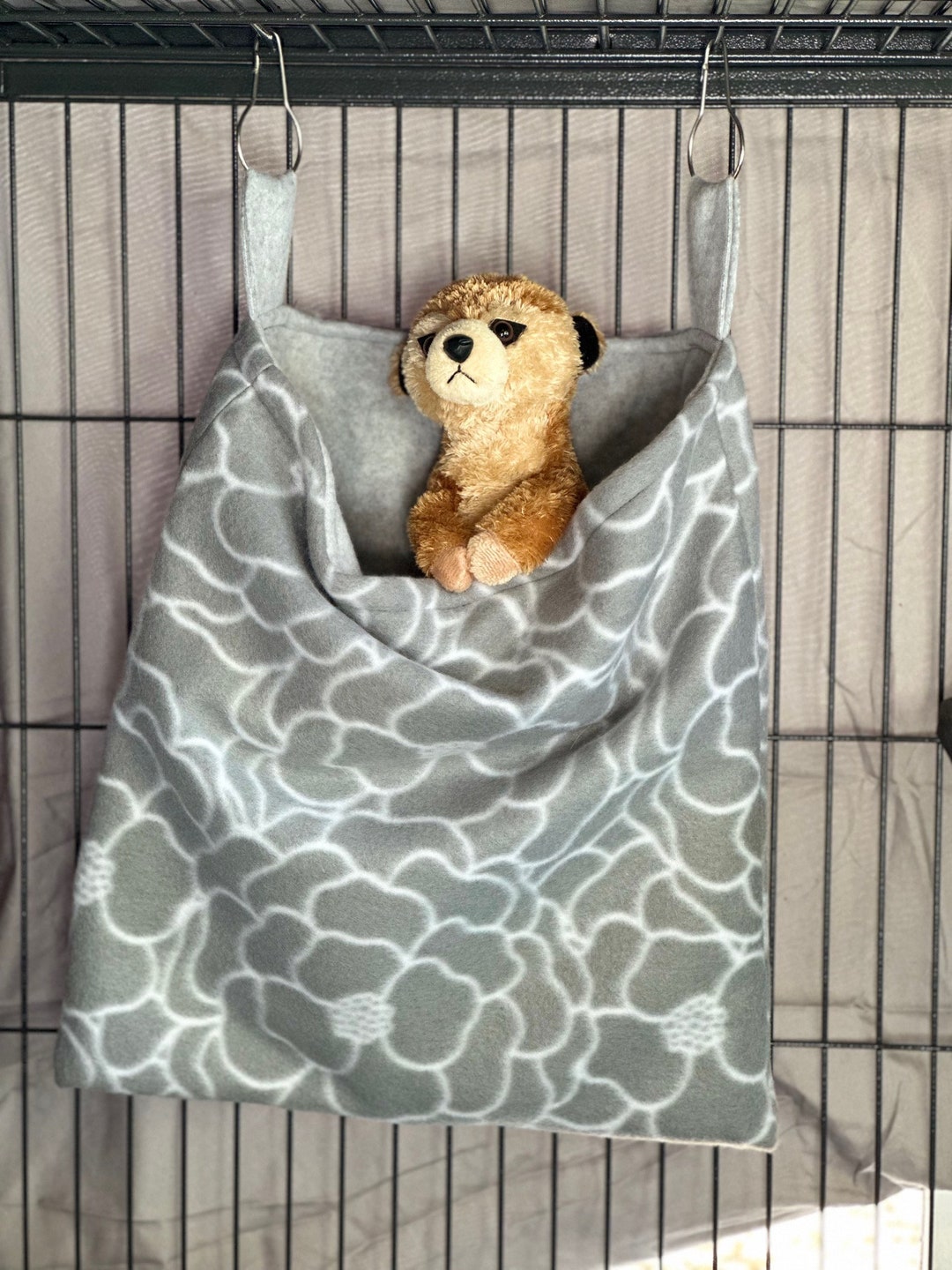 Fleece Small Animal Pouch, Hanging Pouch for Small Animals, Wildlife ...