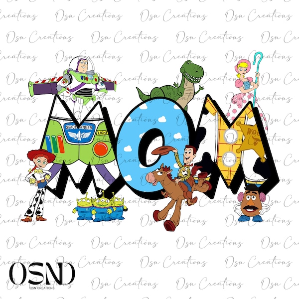 Mom Toy Story Png - Etsy