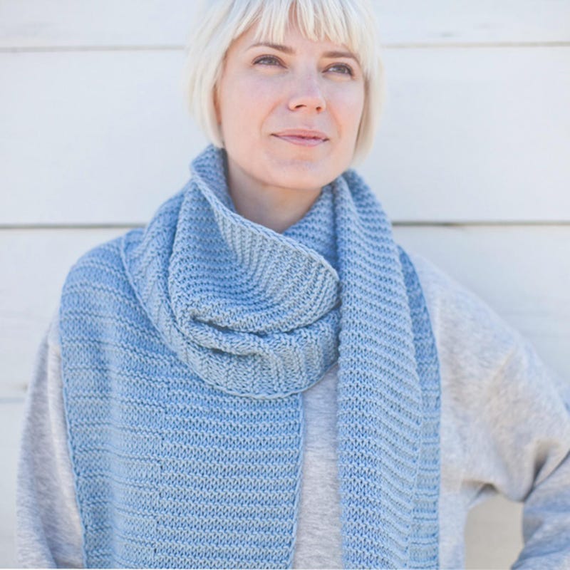 Cobalt Blue Scarf - Etsy