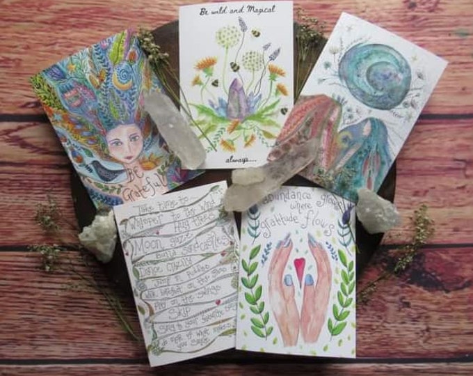 Soul Sister Card, Abundance Card, Gratitude Card, Spiritual Cards, LOA ...