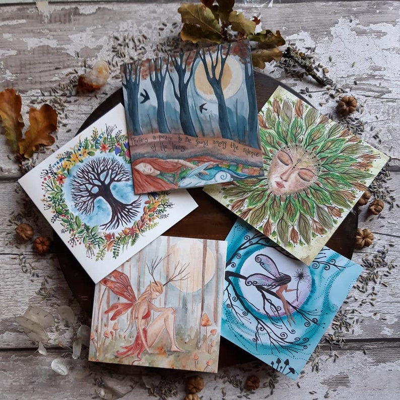 Fairy Card, Faerie Cards, Fairy Gift Card, Fantasy Art, Pack of ...