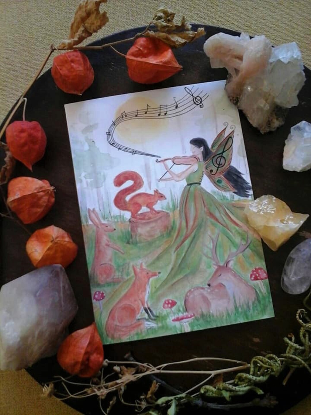 Faerie Greeting Card, Fairy Card, Fairy Greeting Card, Fox Art Card ...