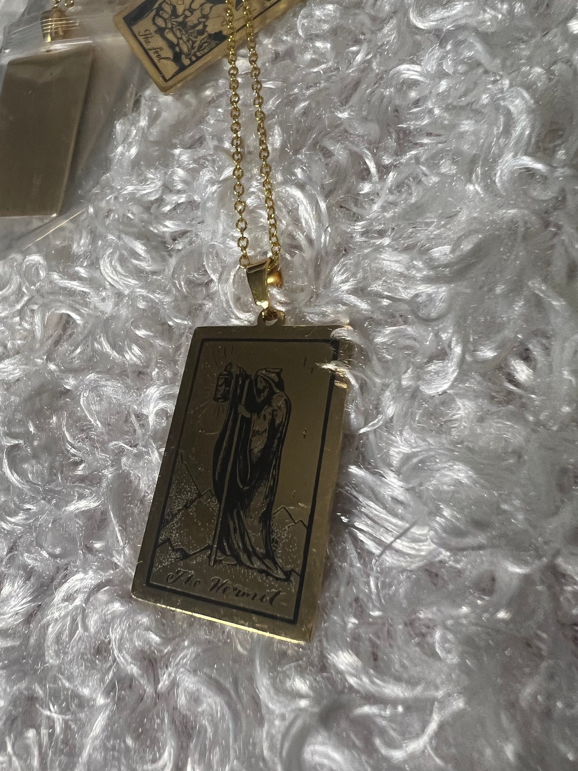 Tarot Necklace, Tarot Card Necklace, Spiritual Necklace Jewelry - Etsy