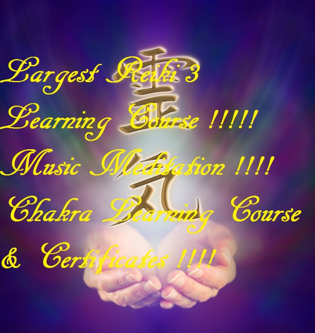 REIKI Level 3 Learning and Teaching Course Manual Reiki - Etsy